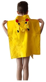 Dětské pončo Pokémon Volím si tebe Pikachu, 50 x 115 cm