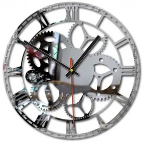 Nástěnné hodiny Quartz, samolepka dekorace, 3D zrcadlo samolepky Xmomo X0071-Trendy wall clock
