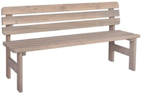 Rojaplast VIKING zahradní lavice dřevěná ŠEDÁ - 150 cm