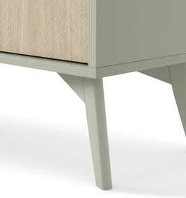 PSK Televizní skříňka NATURAL, Eukalyptus/Scandi 158 cm