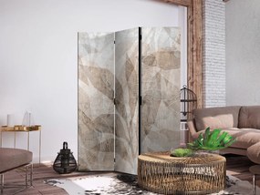 Delicate Leaves - Intertwining Shadows in Beige [Room Dividers]