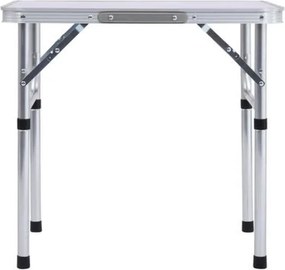 Kondela Skládací kempingový stůl, 60 cm, hliník/MDF, KEPI TYP 2