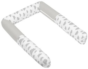 Bellatex Mantinel do postele VÁLEC průměr 16x280 cm Mráček šedá, bílá