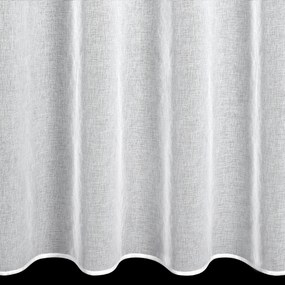 ZÁCLONA NA KROUŽCÍCH AURA 140X250 CM BÍLÁ