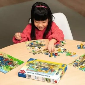 Ravensburger Šťastný den na statku / 2x12 dílků / od 3 let
