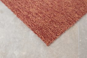 Vopi, Metrážový koberec Astra terra - neúčtujeme odřezky z role, na míru, šíře 2m,3m,4m, oranžová, ab (mřížka), chodba / předsíň