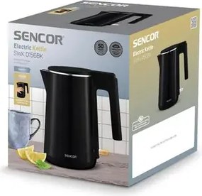 SENCOR SWK 0156BK černá / Rychlovarná konvice / 1500W / 1L