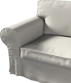 Potah na pohovku IKEA Ektorp 2-místná s lenoškou barva šedá látka pletený vzor