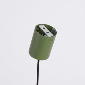 Sollux Lighting Lustr NOX 4L olivově zelený