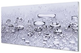 Skleněný panel Vodní kapky makro 100x50 cm