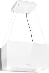 Klarstein Kronleuchter L, digestoř, 60 cm, ostrůvková, 577 m³/h, dotyková, LED, bílá