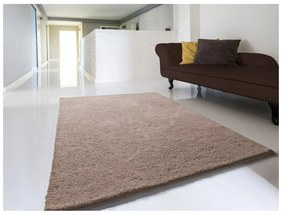 Hnědý koberec Universal Shanghai Liso, 80 x 150 cm