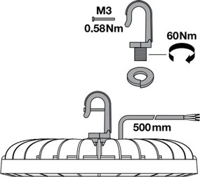LED svítidlo LEDVANCE High Bay Value 225W 27000lm 4000K IP65