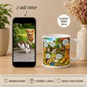 Personalizovaný hrnek z vlastní fotky mazlíčka – Originální