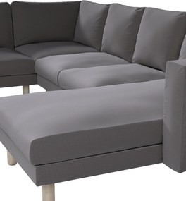 Potah na pohovku IKEA Norsborg rohová, 5-místná se šezlongem barva hnědá látka sametová