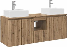 Sada koupelnových skříněk 3 ks Dub artisan 49,5 x 41 x 62,5 cm 3405656
