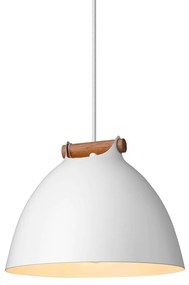 Závěsná lampa Århus bílá/přírodní Rozměry: Ø  24 cm, výška 18 cm