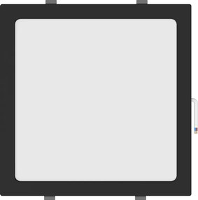 Mexen LDRR, LED stropní svítidlo pro zapuštění 30 x 30 cm, 24W, studená - 6500K, 1920 lm, černá - L211-030-2465-70