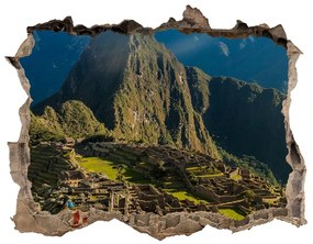Wallmuralia Samolepící díra na stěnu Machu Picchu 95x64 cm