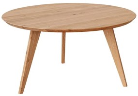 Konferenční stolek kulatý, dub, barva přírodní dub, kolekce Orbetello, rozměr 90 cm