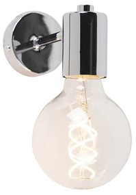 Moderní nástěnná lampa chrom - Facil 1