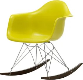 Eames Plastic Armchair RAR chrom hořčicová tmavý javor Vitra