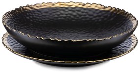 Keramický hluboký talíř Kati, (fi) 26 cm, černý