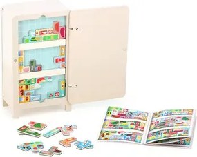 Vilac Dřevěná magnetická hra Ulož to správně! Lednička / od 5 let