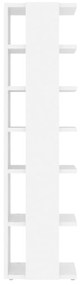 Botník bílý 27,5x27x102 cm kompozitní dřevo - Default Title