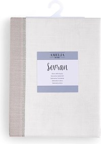 Ubrus AmeliaHome SEVRAN béžový/bílý