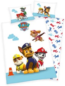 HERDING Povlečení do postýlky Paw Patrol Bavlna 100/135, 40/60 cm