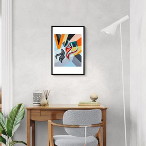 Marek Uhlíř | Zrcadlení Rám: Bílý, Velikost: 100 x 70 cm