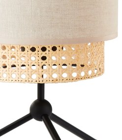 TK LIGHTING Sada osvětlení - BOHO, sestava č. 2, béžová/slámová/černá