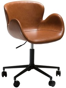​​​​​Dan-Form Koňakově hnědá koženková konferenční židle DAN-FORM Gaia