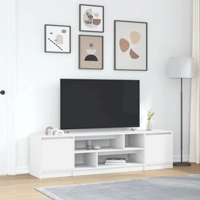 TV skříňka bílá 188,5x41x50 cm kompozitní dřevo 3328417