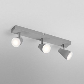 LED stropní svítidlo šedé SPOT PEAR 12.9 W, teplá bílá