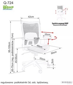 Kancelářská židle Spinor šedá