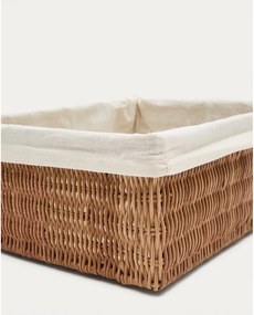 Ratanové košíky v sadě 2 ks 28x20x10 cm Indali – Kave Home