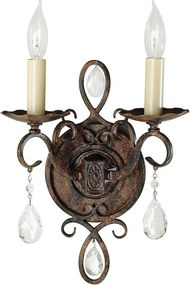 XXXLutz NÁSTĚNNÉ SVÍTIDLO, 22,9/22,9/29,8 cm Elstead Lighting - Online Only svítidla - 009093075401