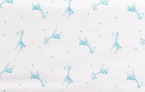 Kaarsgaren Letní deka z biobavlny 70x100 cm s potiskem Hvězdy na přírodní