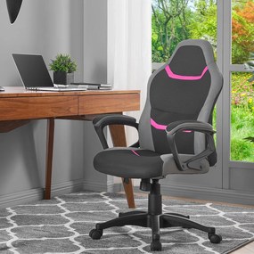 Kancelářská a herní židle Autronic KA-L611 PINK