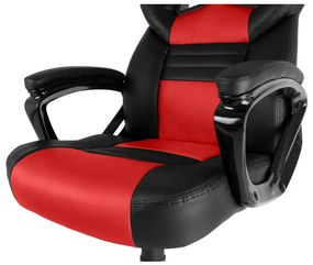 Herní židle NEOSEAT NS-017 černo-červená