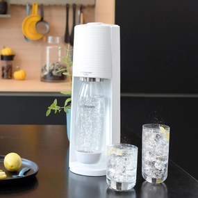 Výrobník perlivé vody Sodastream Terra bílá + láhev SodaStream Fuse 1 l + bombička
