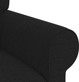 Set pohovek 2 ks Černá textil 3407576