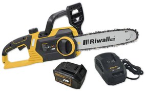 Riwall PRO RACS 2520i SET aku řetězová pila 20 V s bezuhlíkovým motorem + 4Ah baterie + nabíječka