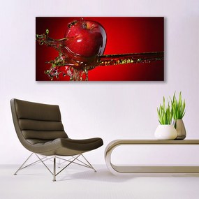 akrylový obraz Jablko Voda Kuchyně 120x60 cm