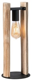 Stolní lampa  18x18x45 cm - přírodní dřevo