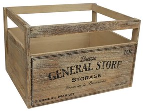 Willow Direct Dřevěná bedýnka General Store střední 36x27x25 cm
