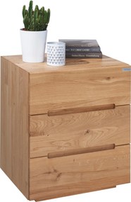 XXXLutz NOČNÍ STOLEK, divoký dub, barvy dubu, 50/60/40 cm Valnatura - 002054000901