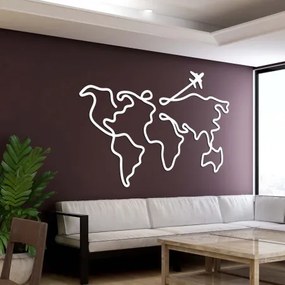 Dřevěná mapa na zeď | SENTOP HDF0496